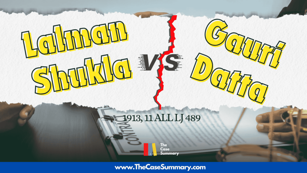 Carlill v Carbolic Smoke Ball Co. (1893) [Case Summary]