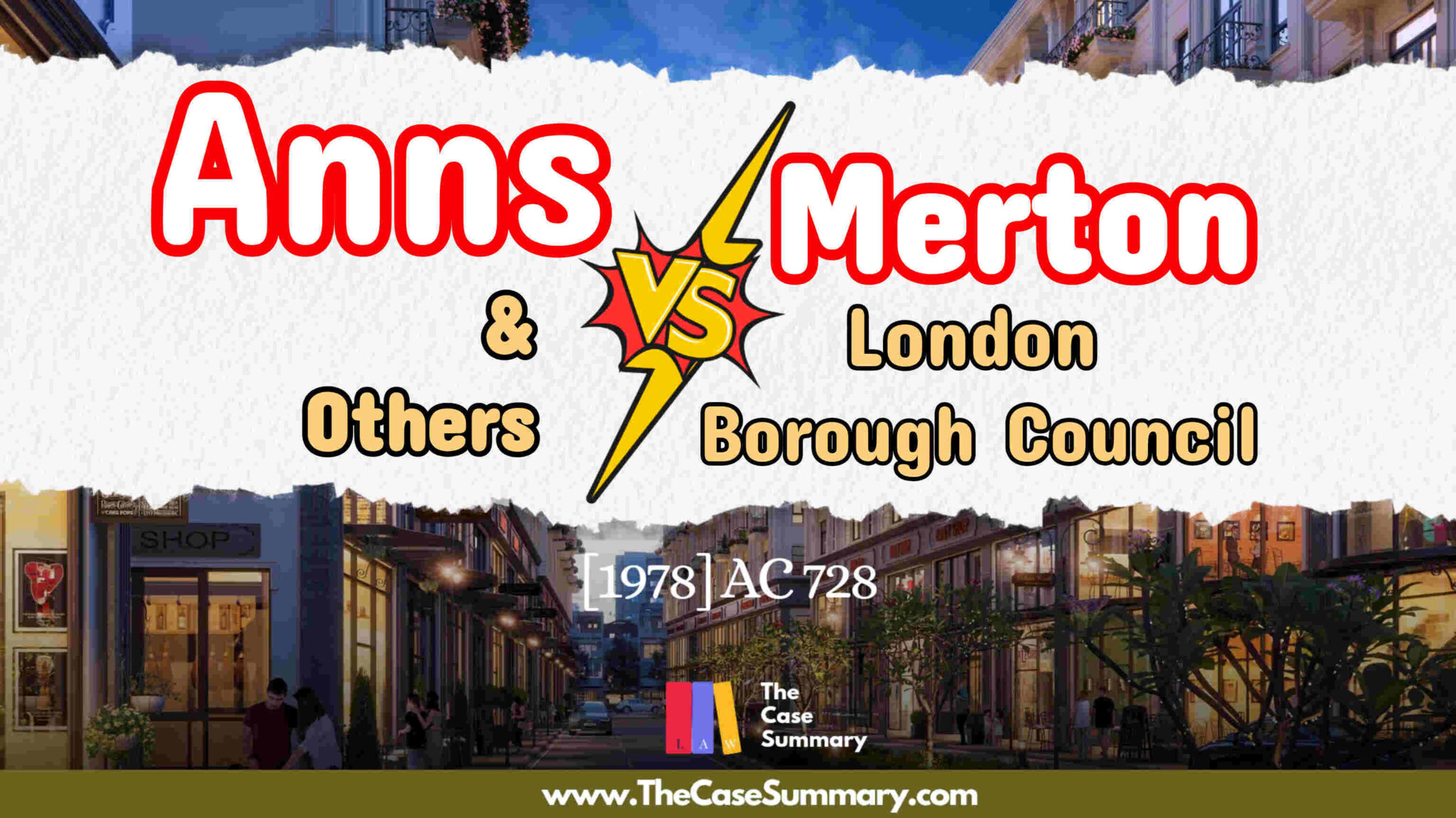 Anns v Merton (1978) [Case Summary]