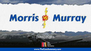 Morris v Murray (1991) [Case Summary]